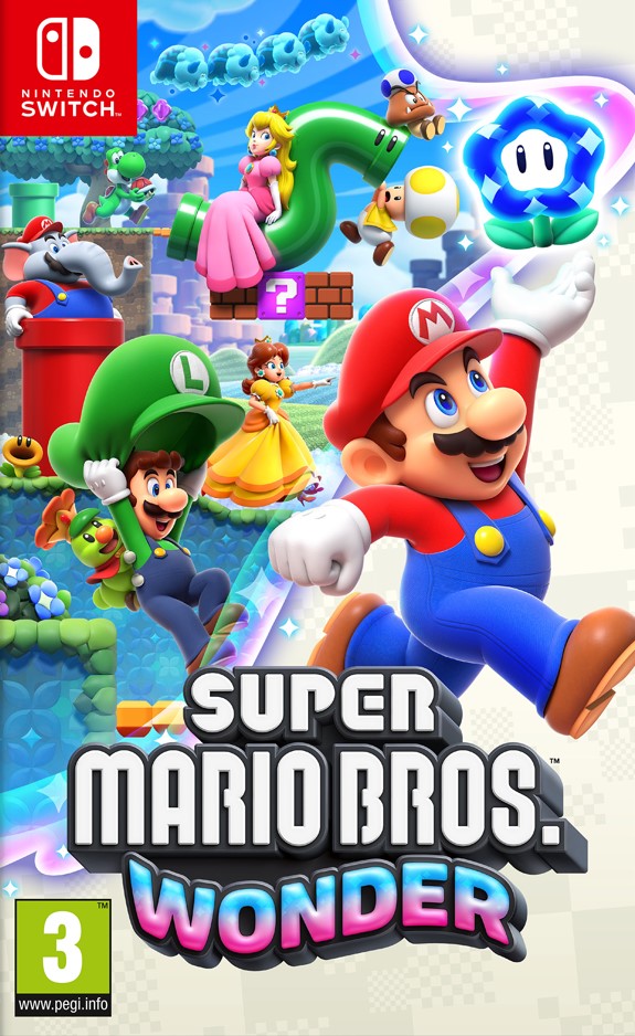 Super Mario Bros. Wonder Switch - Mario Elefante e Fiori Meraviglia ...